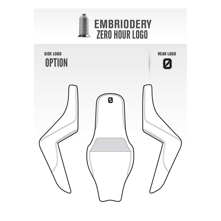 Zero Hour Chevron Step-Up Sportster Seat 2004+